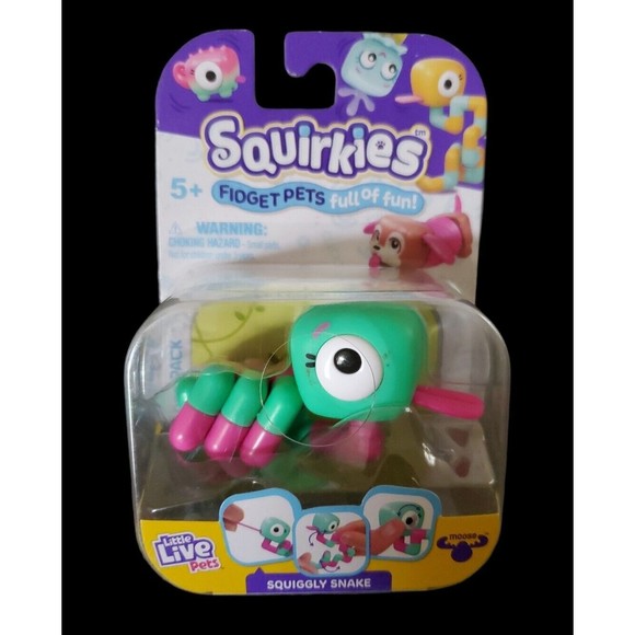 Toys | Little Live Pets Squirkies Squiggly Snake Green Fidget 222 New ...